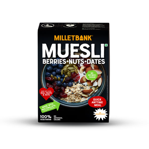 Buy Premium Millet Muesli Online from Millet Bank