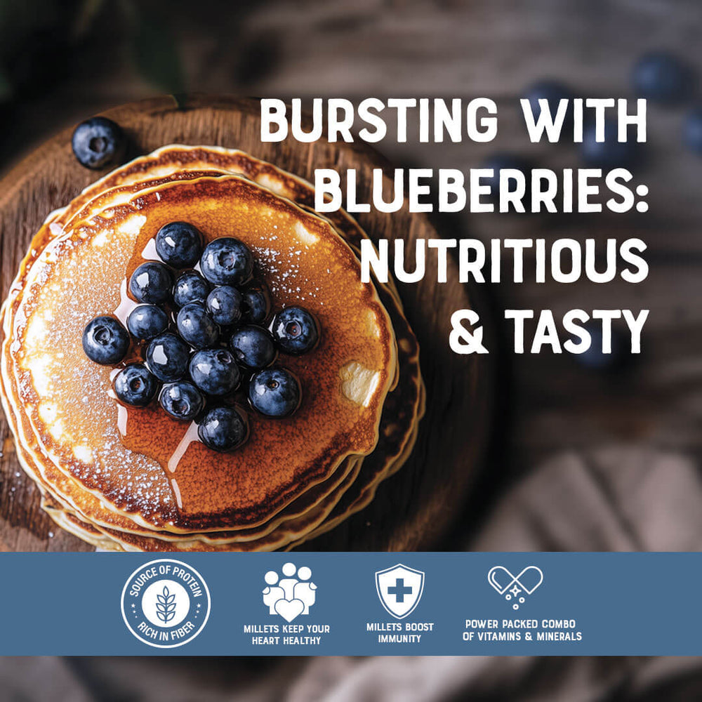 Buy Premium Blueberry Millet Pancake Mix from Millet Bank