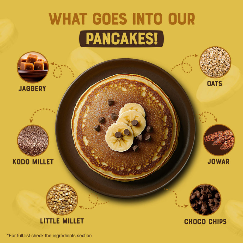 Buy Premium Banana Millet Pancake Mix from Millet Bank