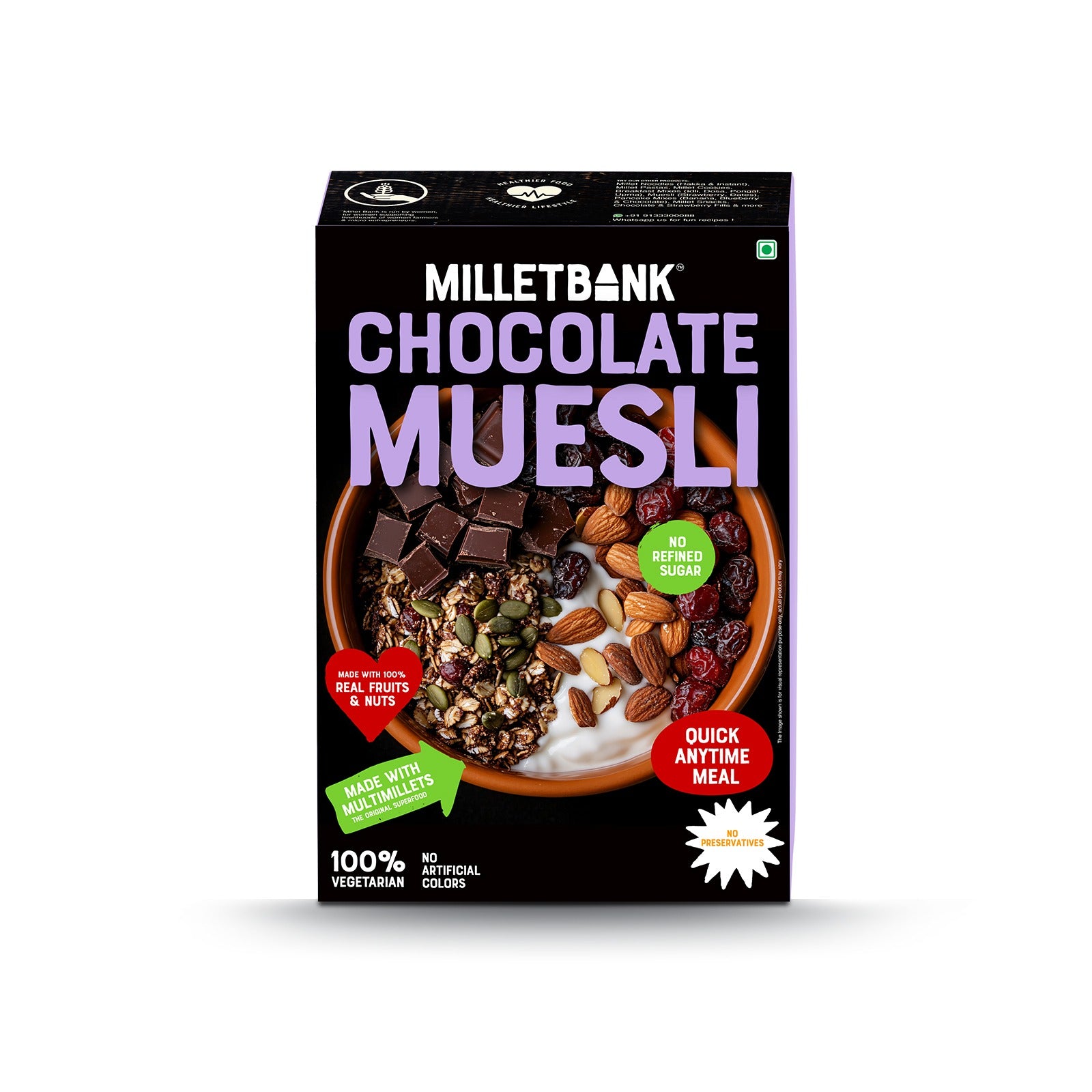 Buy Premium Millet Muesli Online from Millet Bank