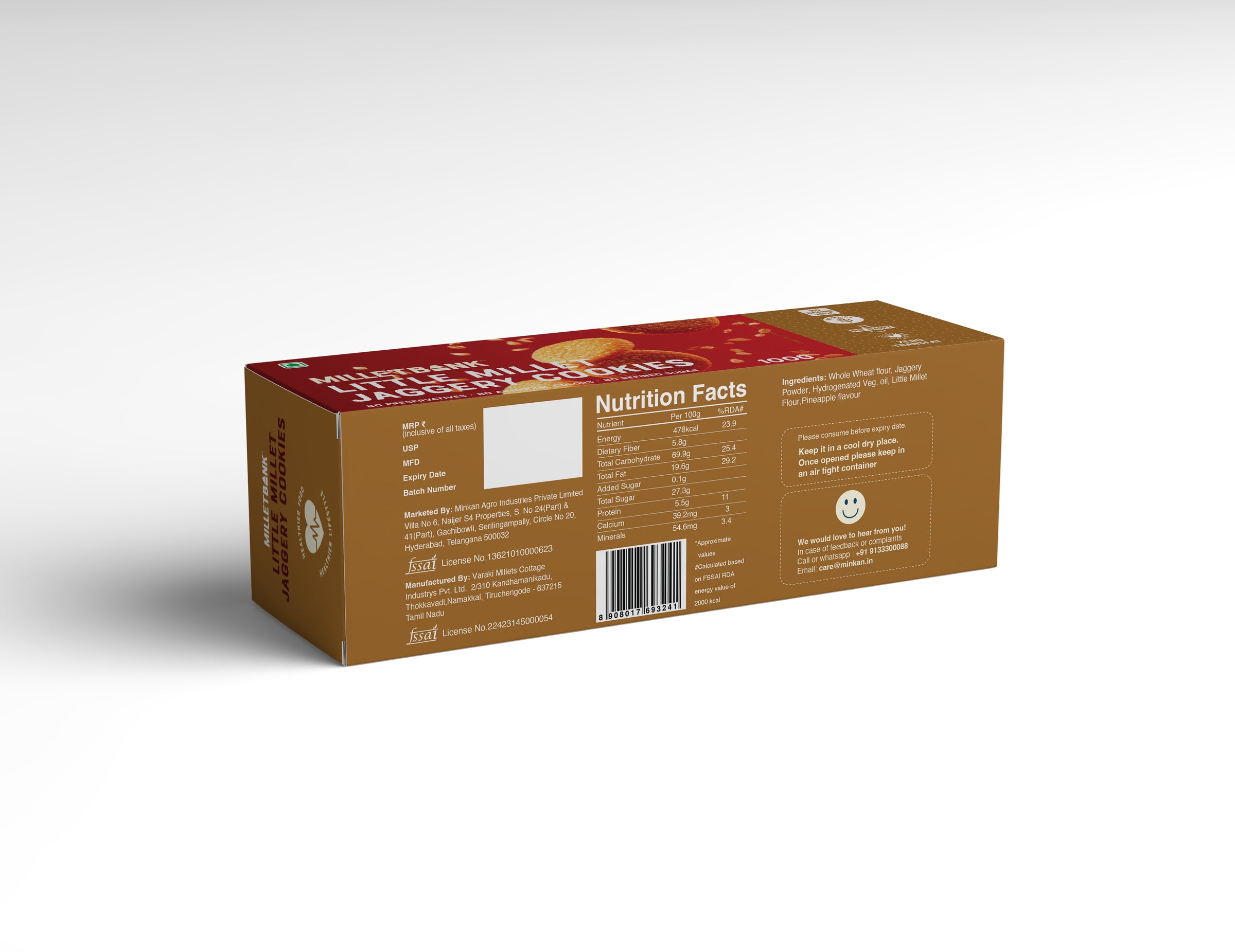 Buy Premium Millet Cookies from Millet Bank