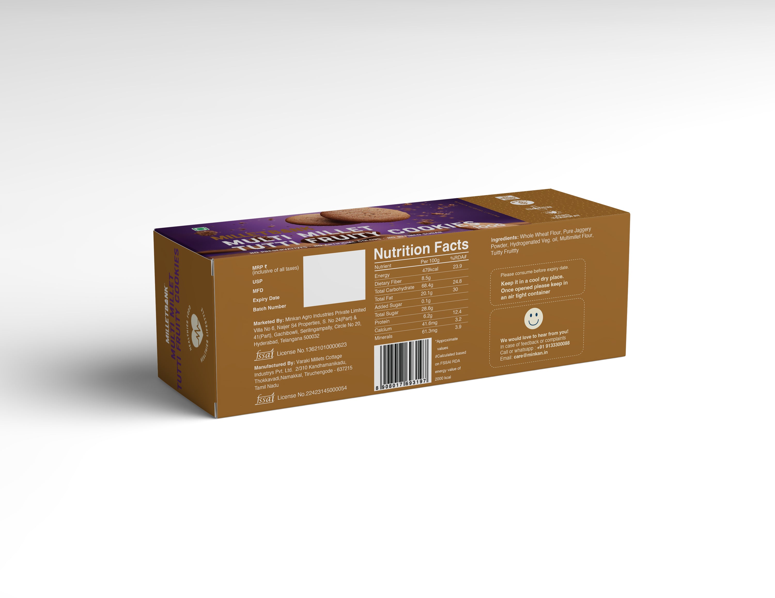 Buy Premium Millet Cookies from Millet Bank