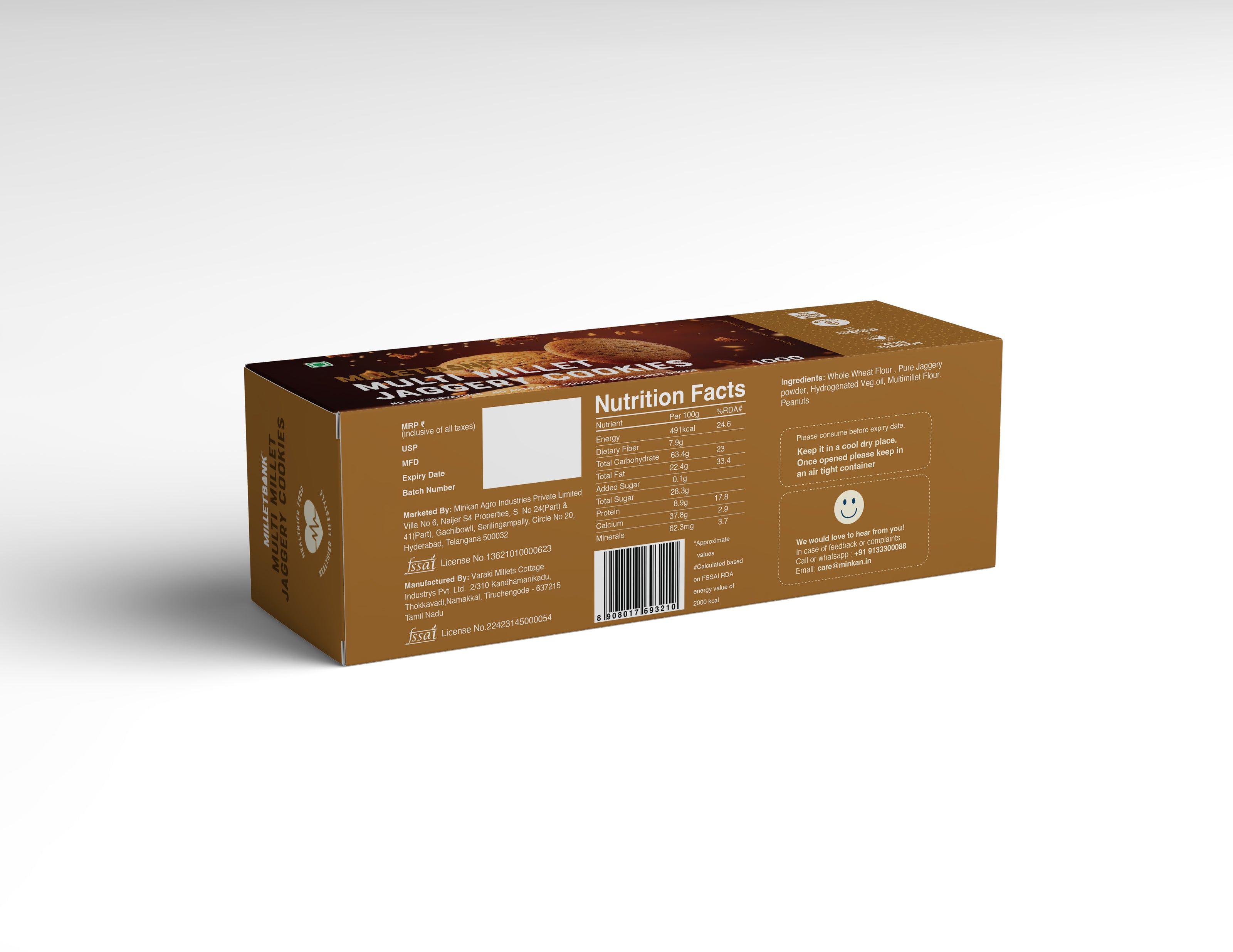 Buy Premium Millet Cookies from Millet Bank