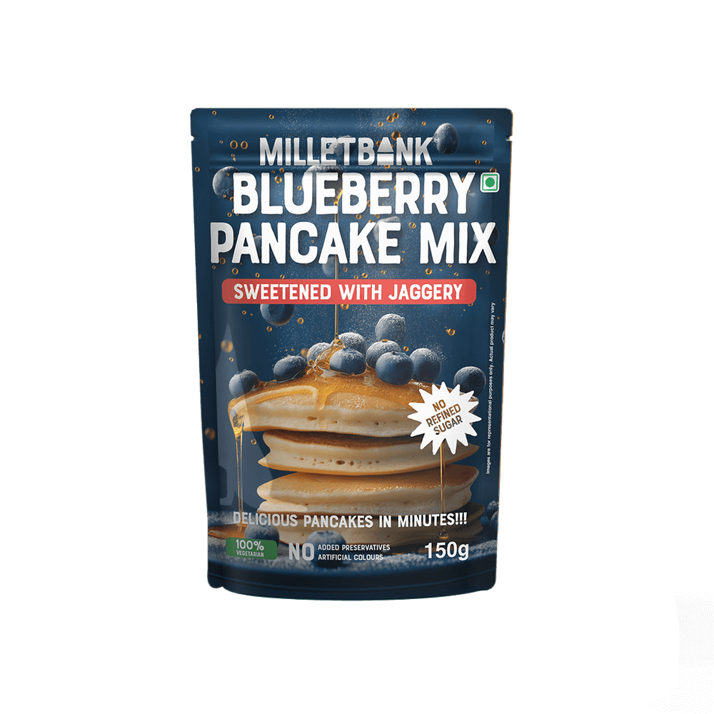Buy Premium Blueberry Millet Pancake Mix from Millet Bank