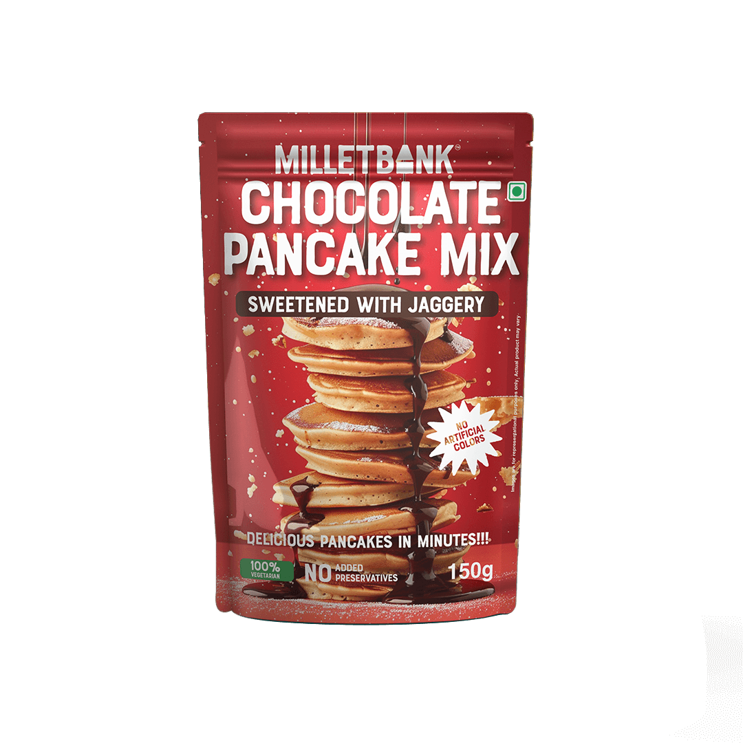 Buy Premium Chocolate Millet Pancake Mix from Millet Bank