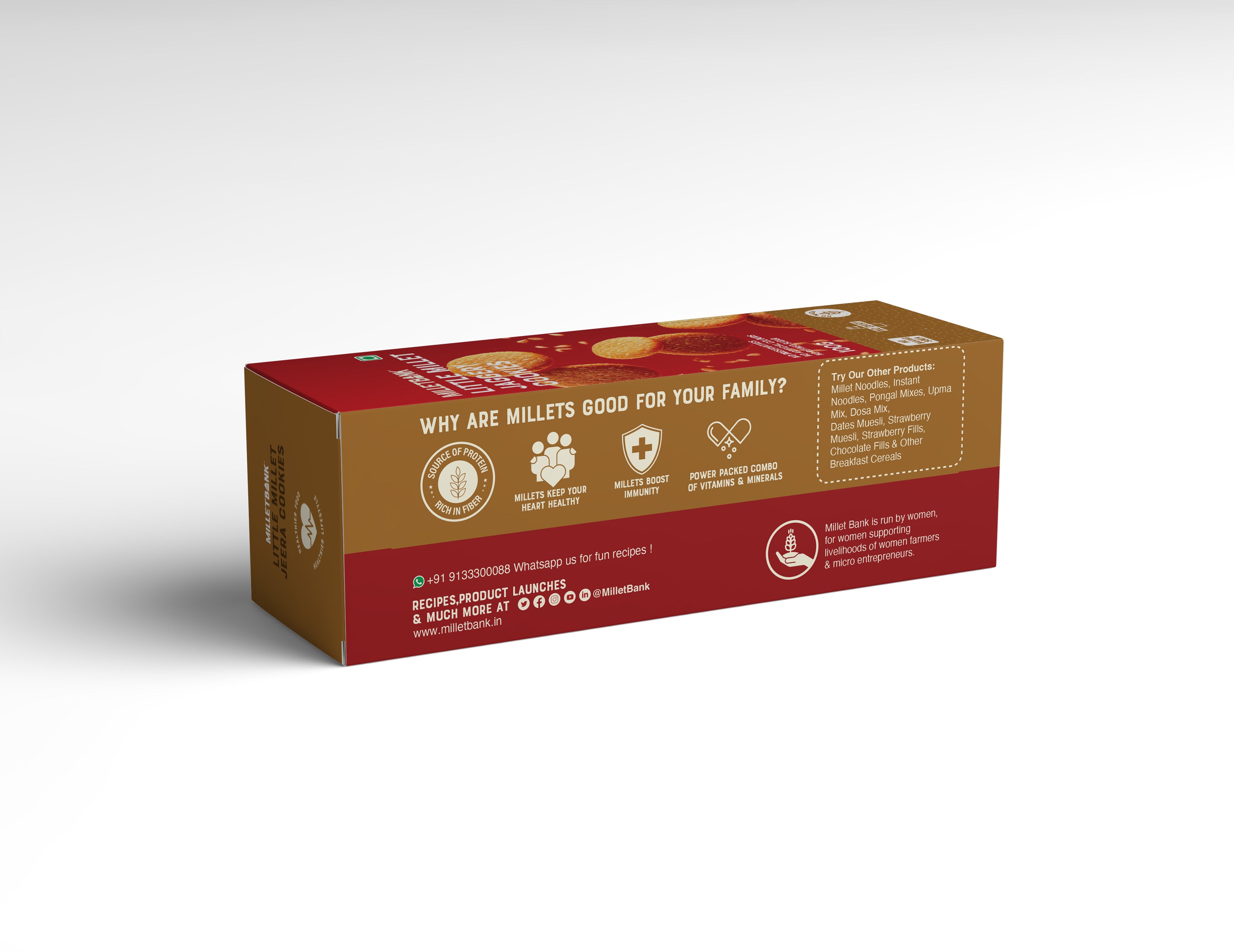 Buy Premium Millet Cookies from Millet Bank