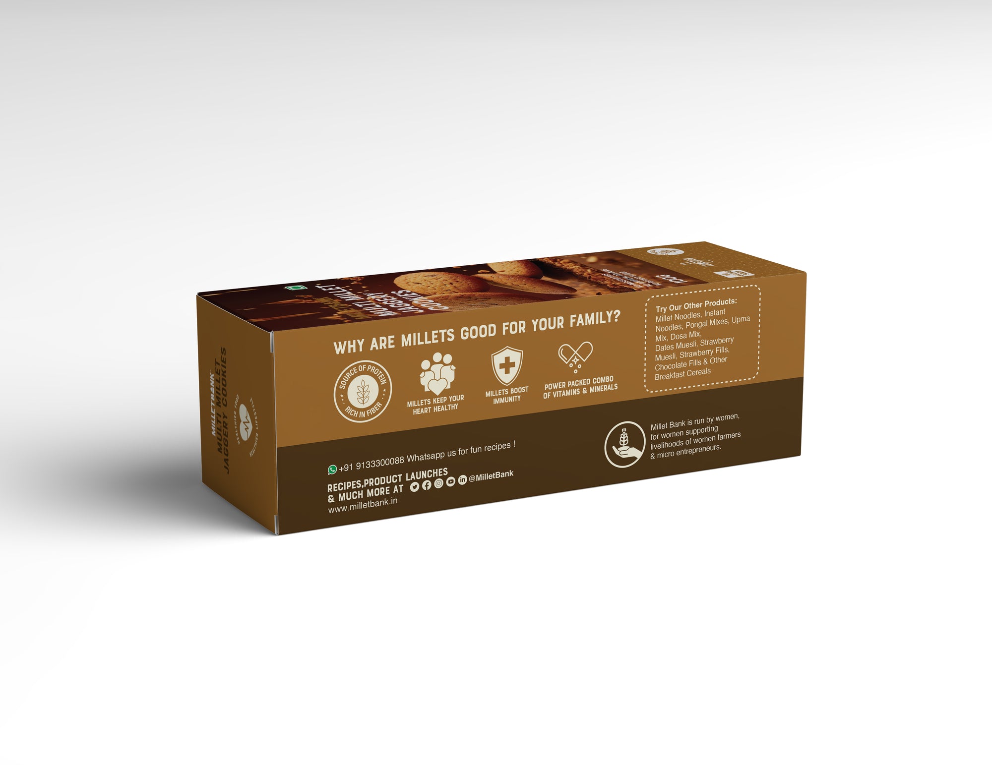 Buy Premium Millet Cookies from Millet Bank