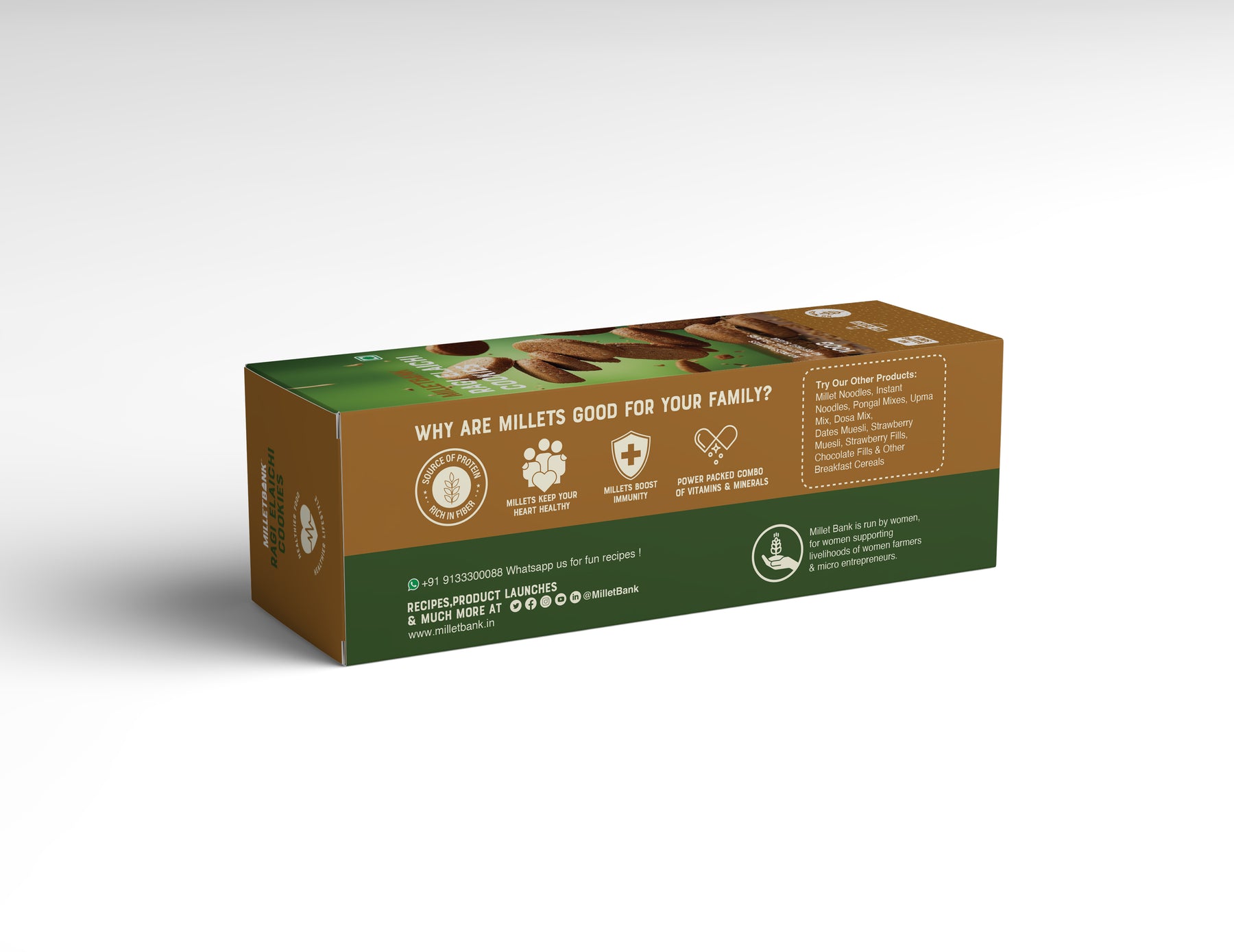 Buy Premium Millet Cookies from Millet Bank